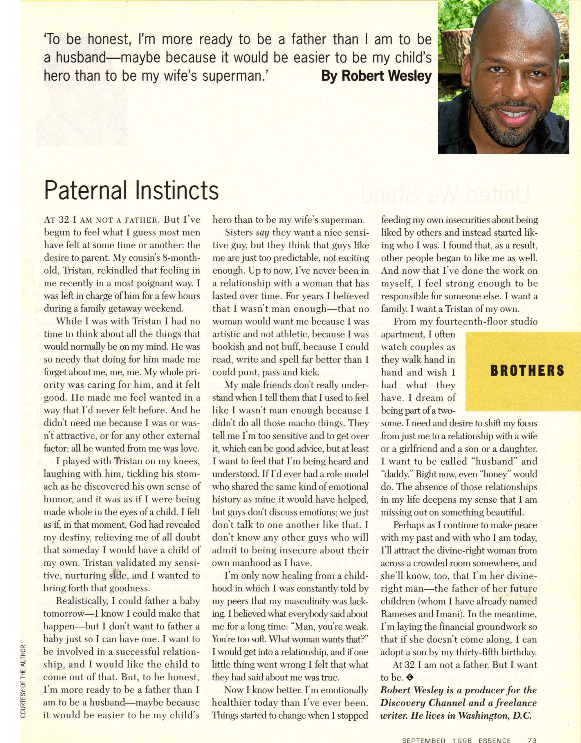 (1998) Paternal Instincts - Robert Wesley Branch